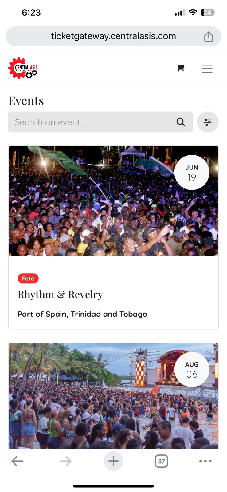 Ticket Gateway | centralasis